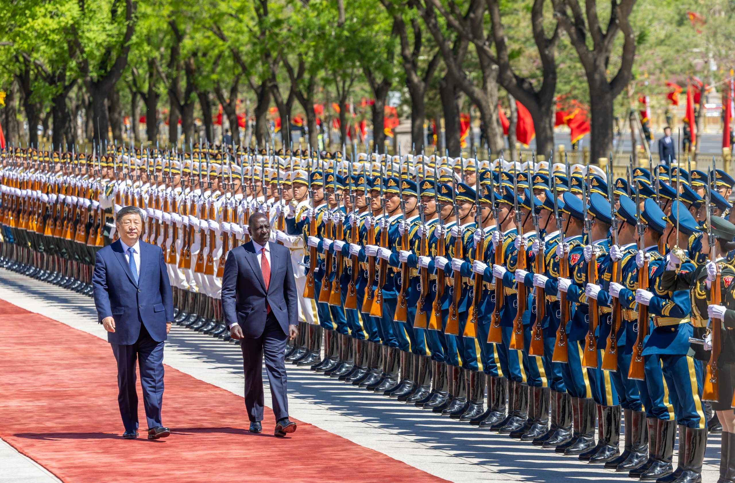 Ruto Receives a 21-gun Salute As Chinese President Xi Jinping ...