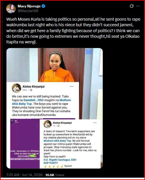 Former CS Moses Kuria Exposed by His Brother- See The Evil Things he ...